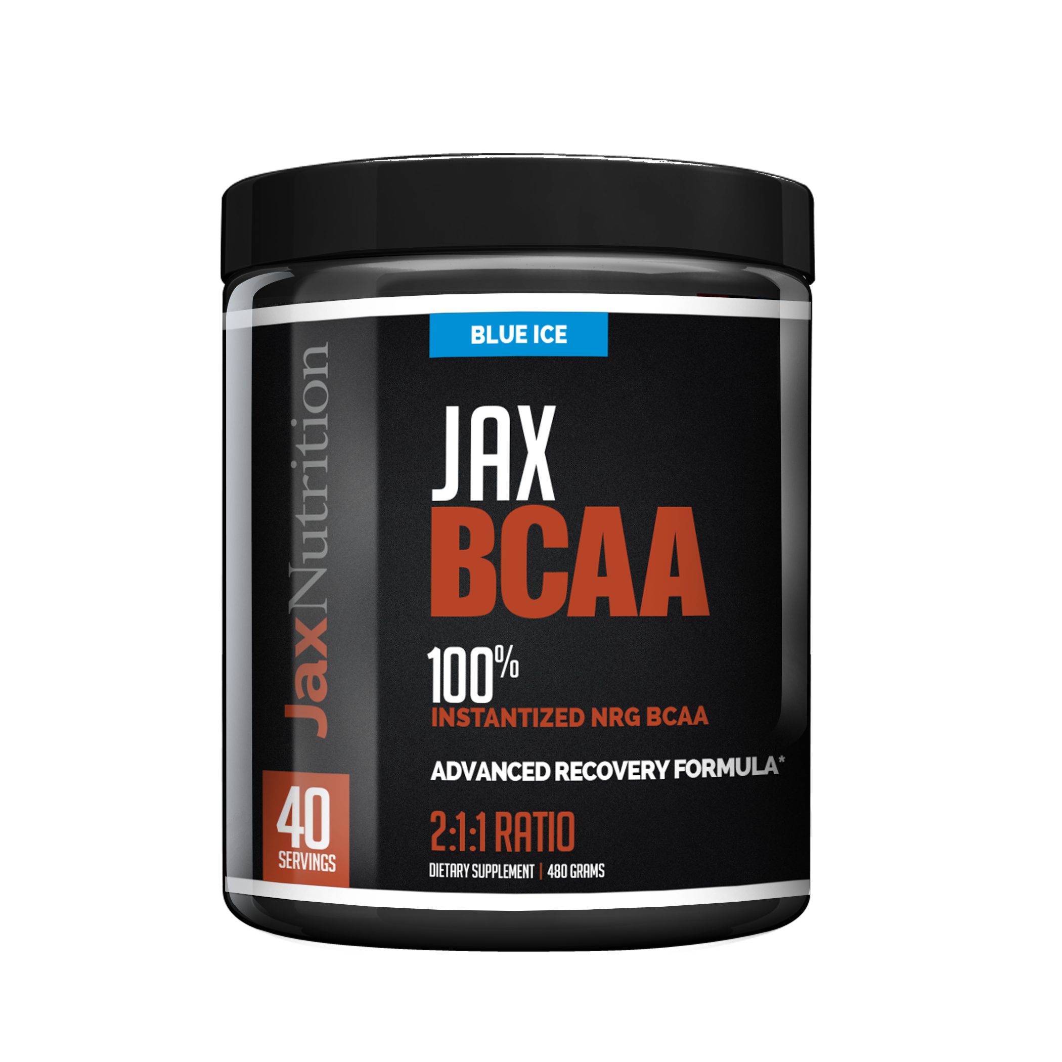Jax Nutrition's JAX BCAA NRG Blue Ice | Jax Nutrition