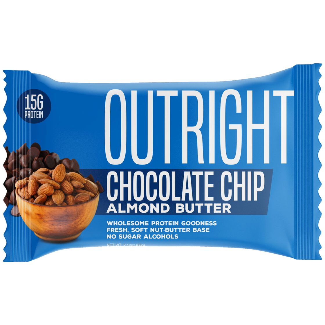 Outright Bar Chocolate Chip Almond Butter $2.50 | Jax Nutrition